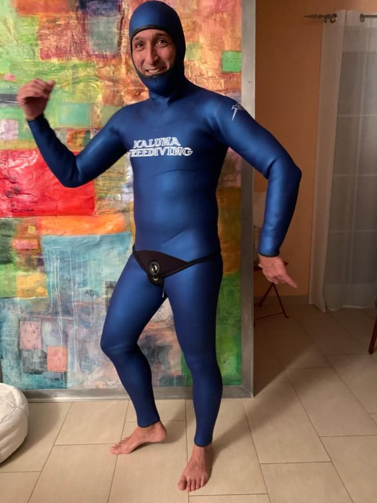 Wetsuit Sheico - blue – Kaluna Freediving